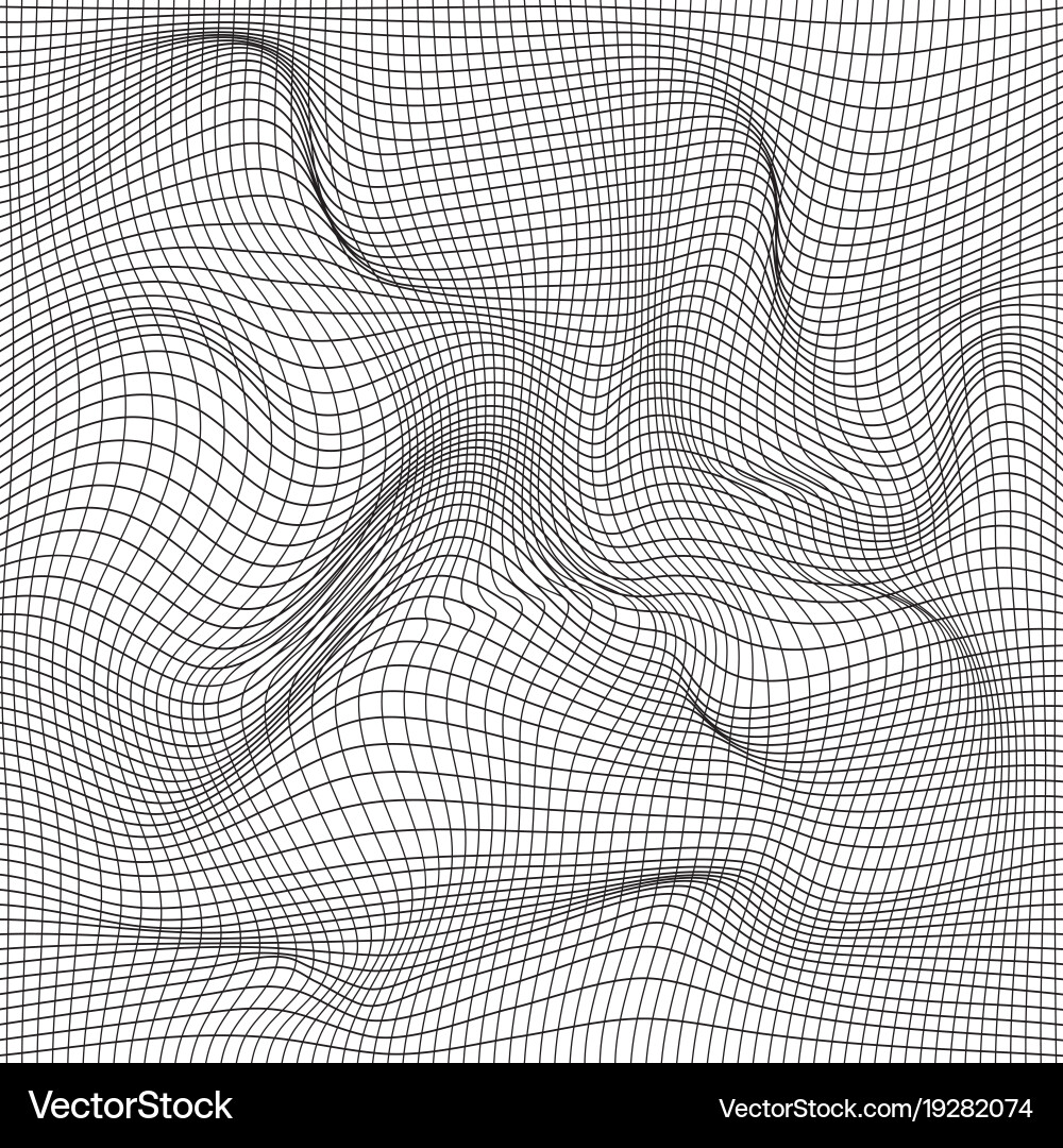 Dynamic Wave Distortion Royalty Free Vector Image