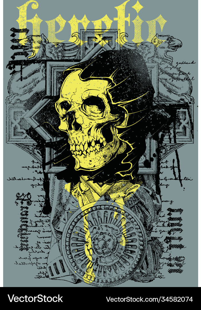 Heretic knight Royalty Free Vector Image - VectorStock