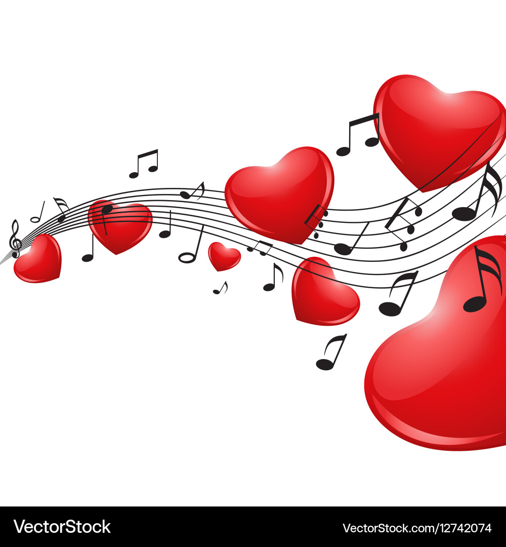 Love music Royalty Free Vector Image - VectorStock