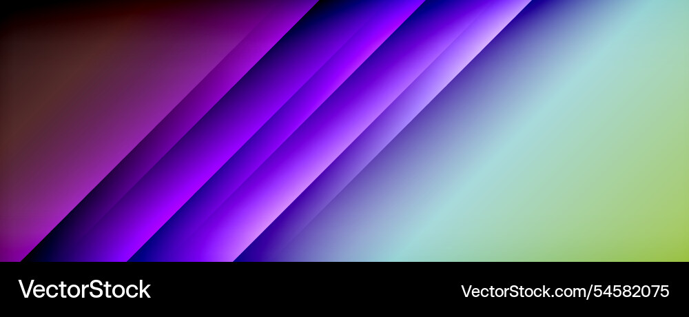 Dynamic shadow lines with gradient colors Vector Image