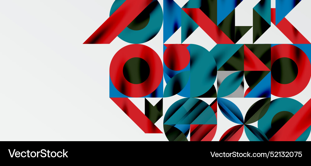 Geometric neo patterns abstract background Vector Image