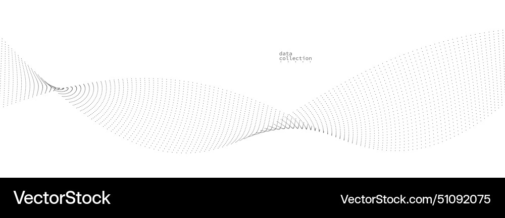 Grey airy particles flow design abstract Vector Image