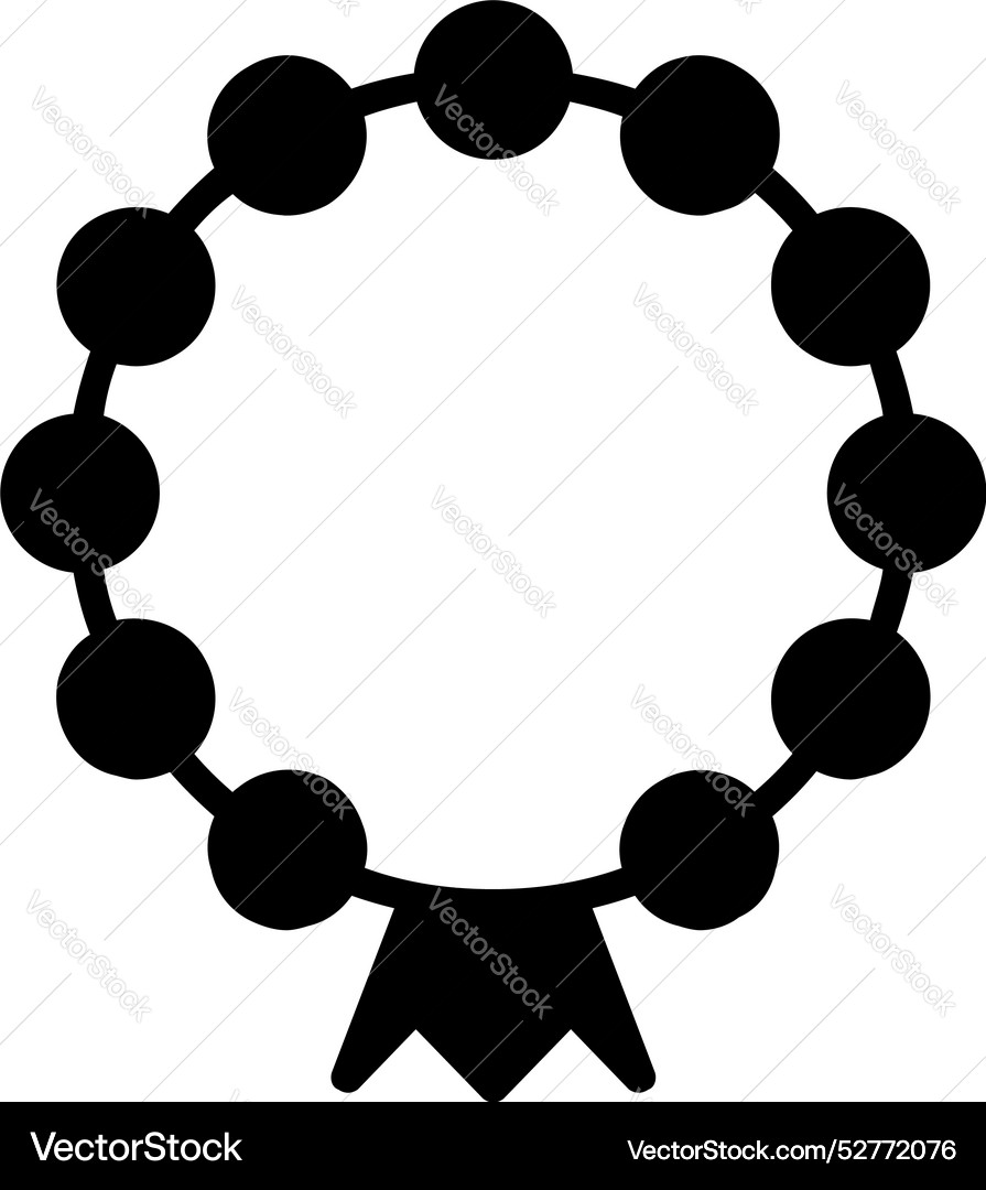 Beads icon design Royalty Free Vector Image - VectorStock