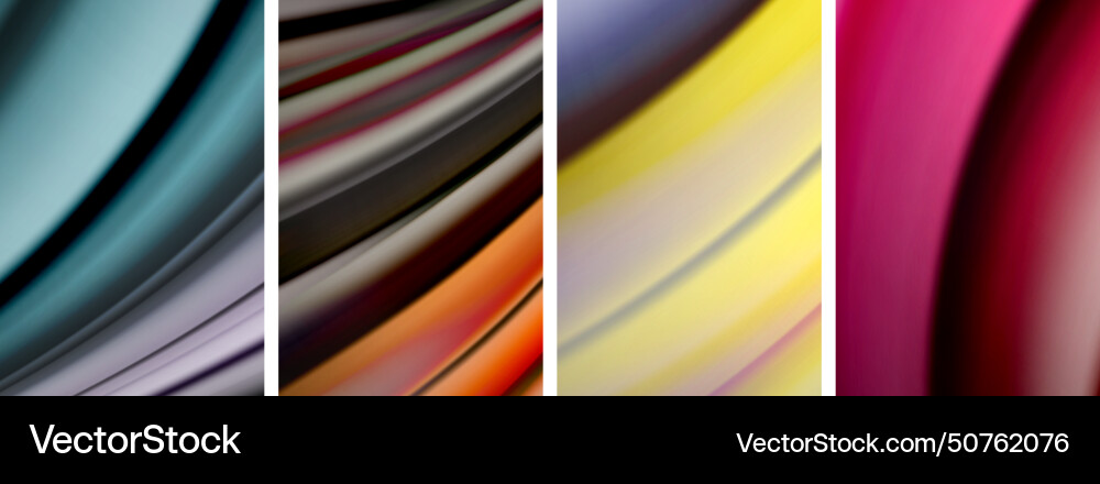 Blurred color line backgrounds Royalty Free Vector Image