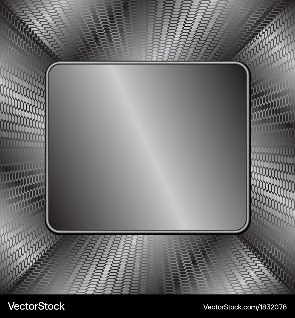 Metallic background Royalty Free Vector Image - VectorStock