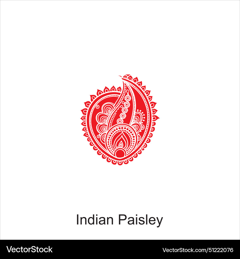 Pasailey set 1-1 Royalty Free Vector Image - VectorStock