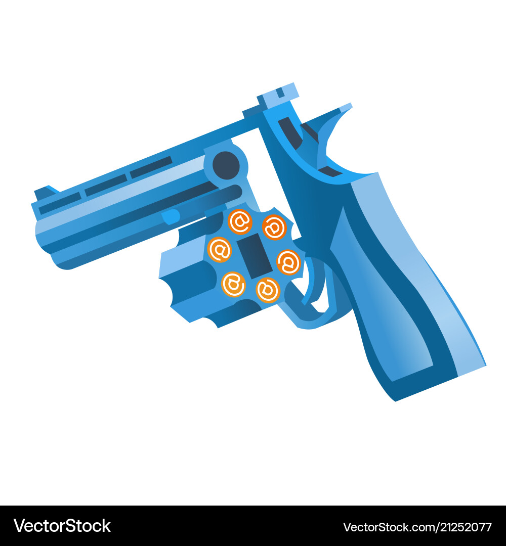 Pistol Royalty Free Vector Image - VectorStock