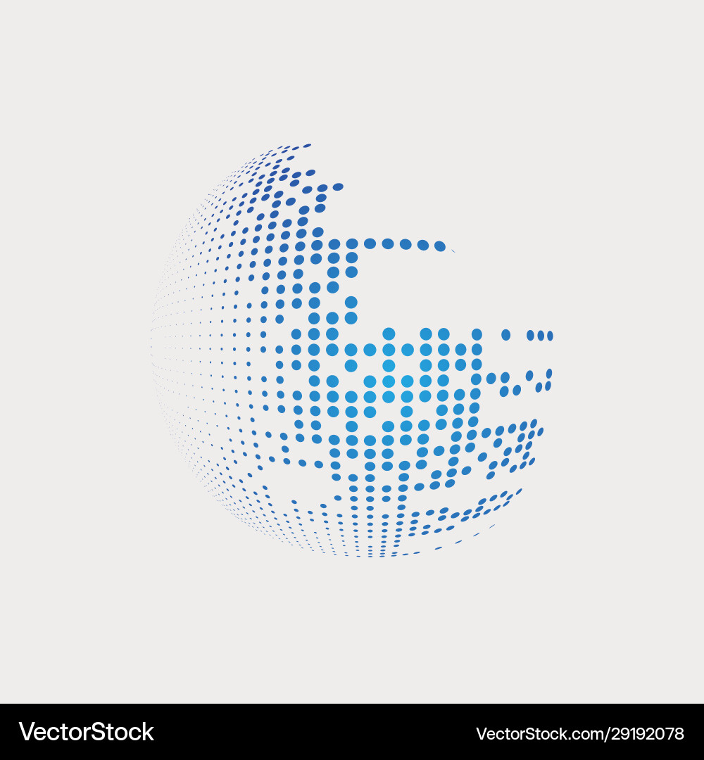 Abstract Globe Sign Royalty Free Vector Image - VectorStock