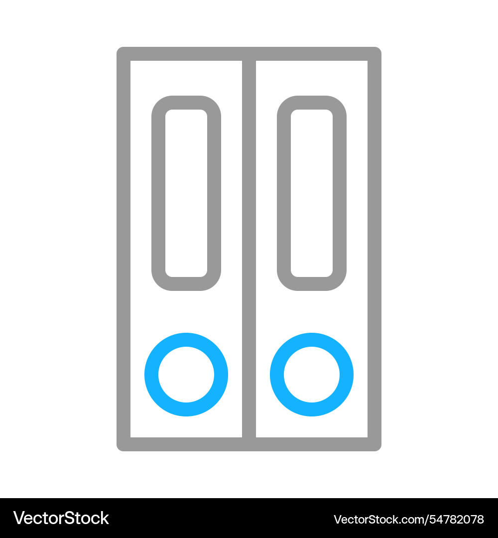 File folder icon concept of organization storage Vector Image