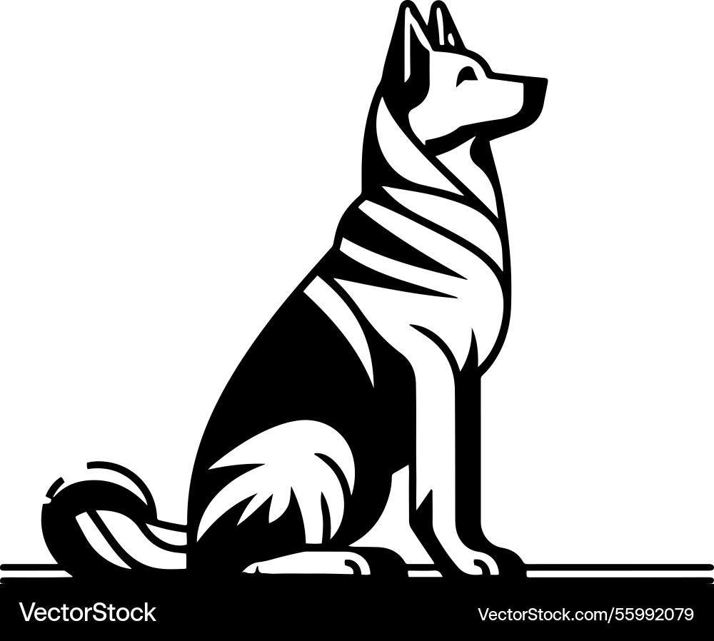 Dog image Royalty Free Vector Image - VectorStock