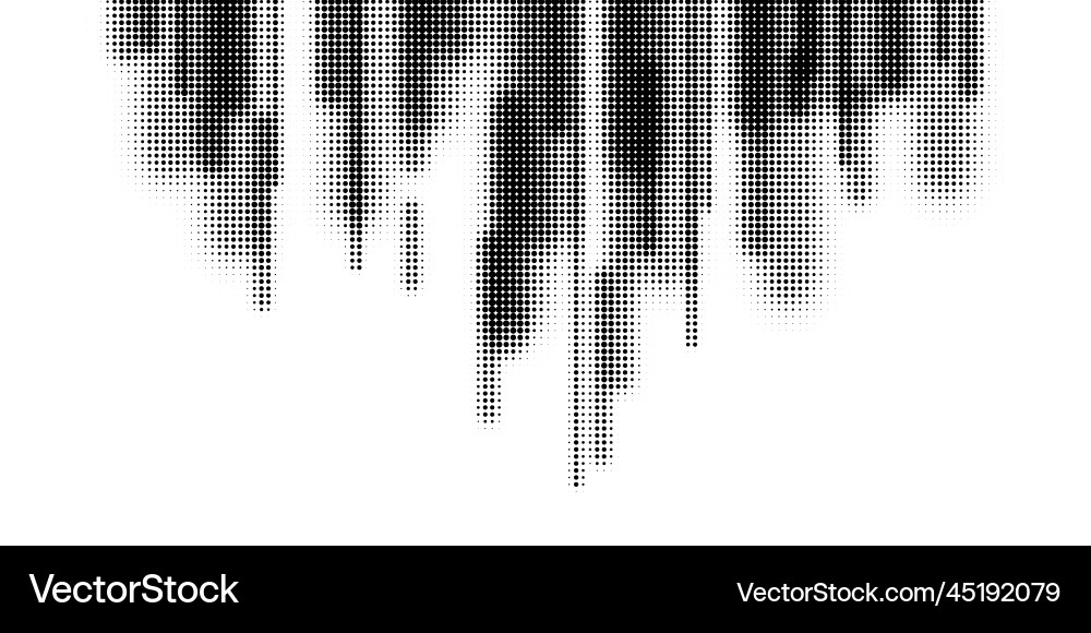 Monochrome printing raster abstract Royalty Free Vector