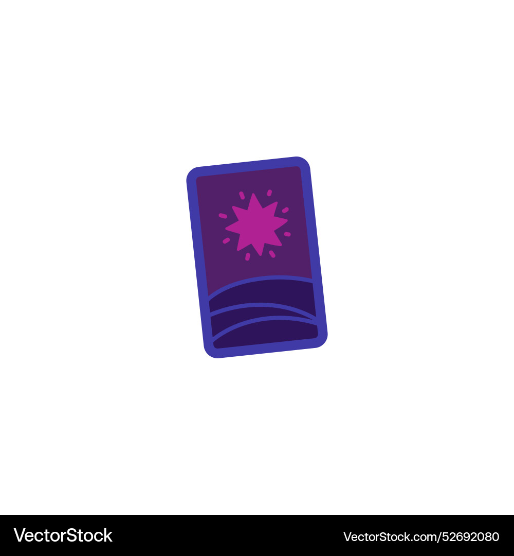 Alchemy and wicca card with red sun symbol Vector Image