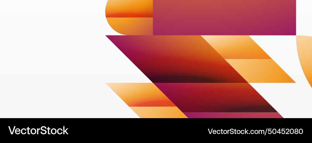 Triangle and circle minimalist composition simple Vector Image