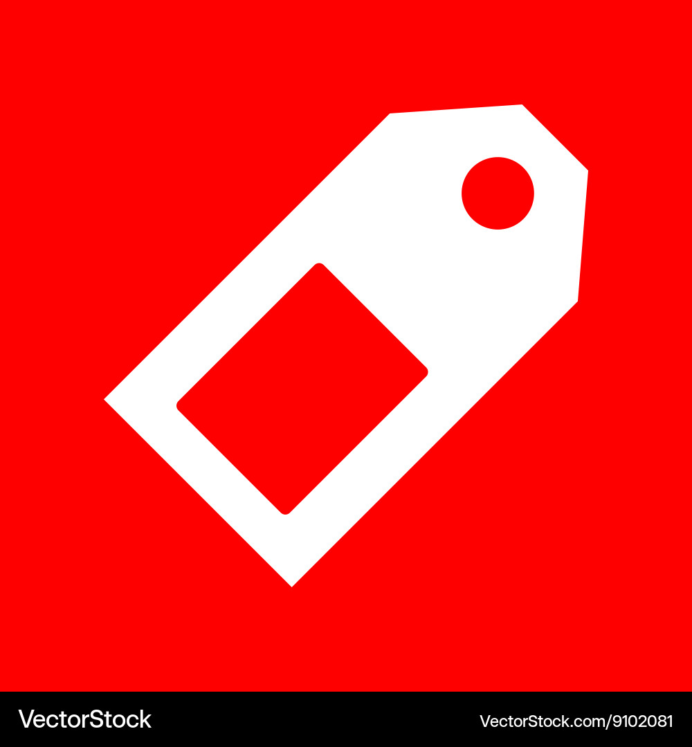 Price tag sign Royalty Free Vector Image - VectorStock