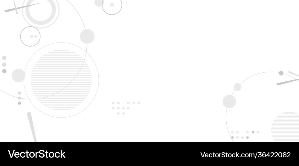 Abstract tech background with simple object Vector Image