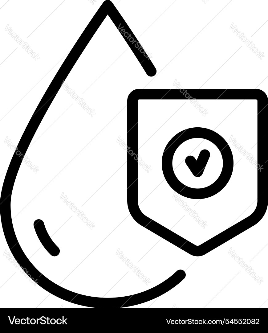 Filtration and purification water icon osmosis Vector Image