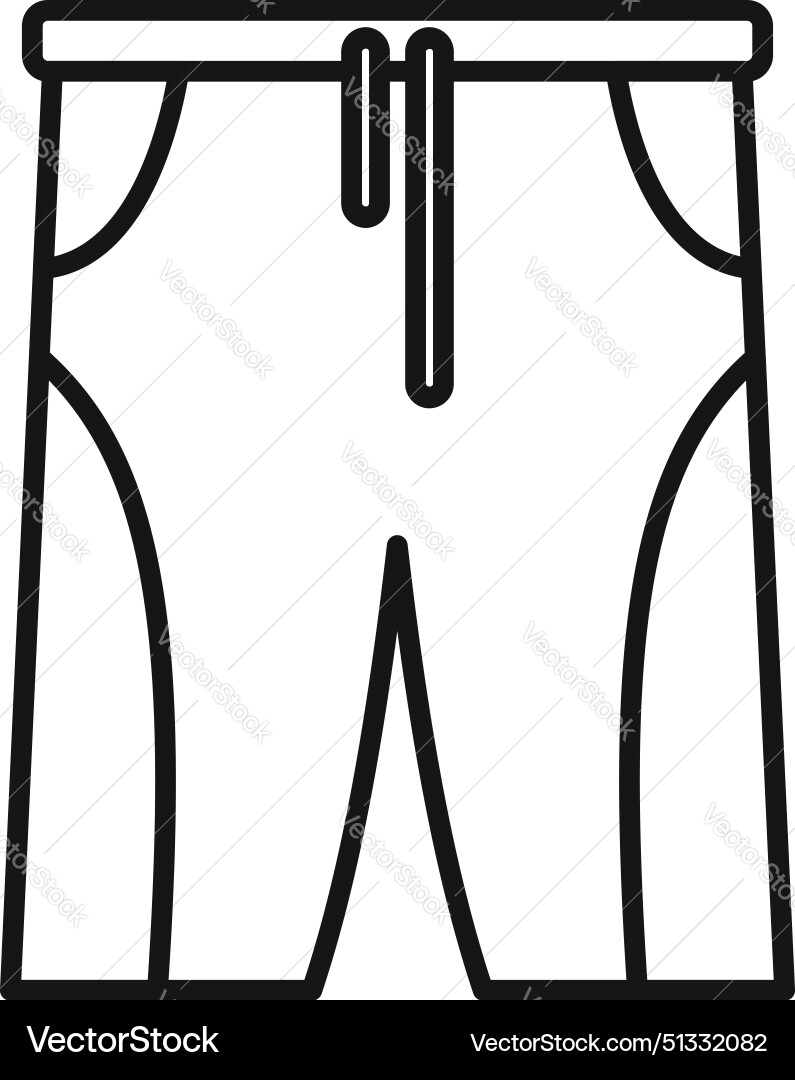 Men cycling shorts Royalty Free Vector Image - VectorStock