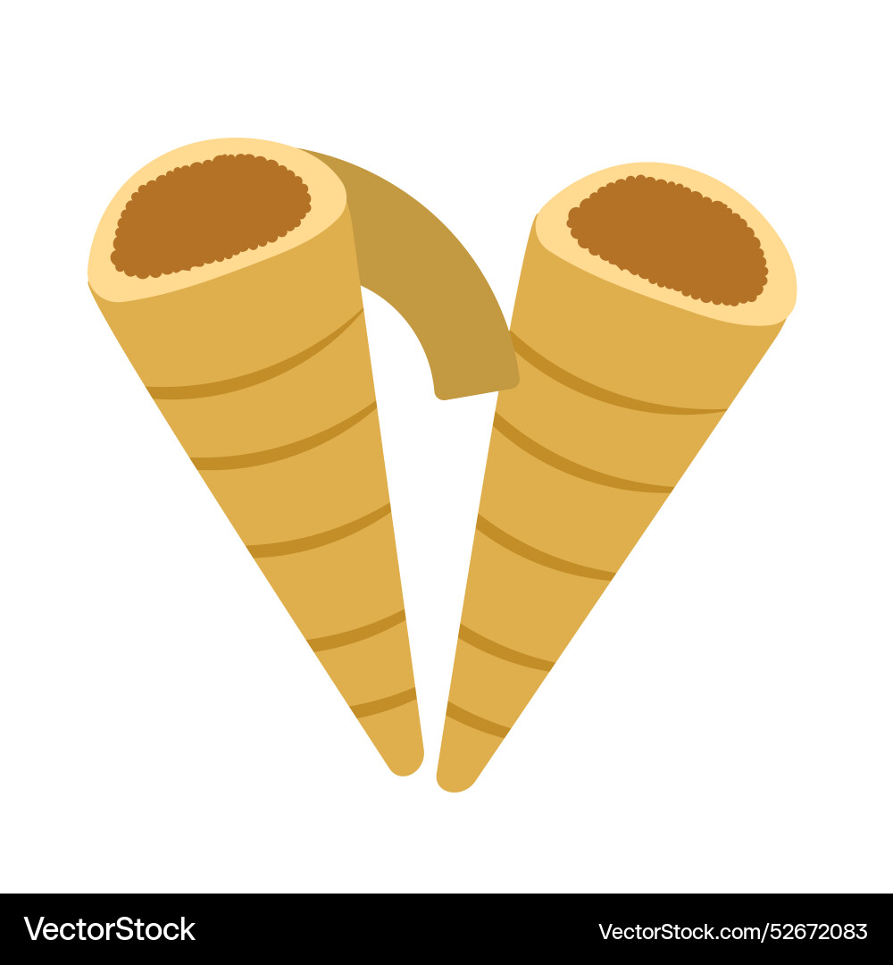 Gambar kue clorot or celorot Royalty Free Vector Image