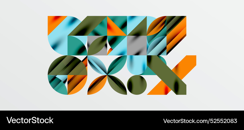 Geometric neo patterns abstract background Vector Image