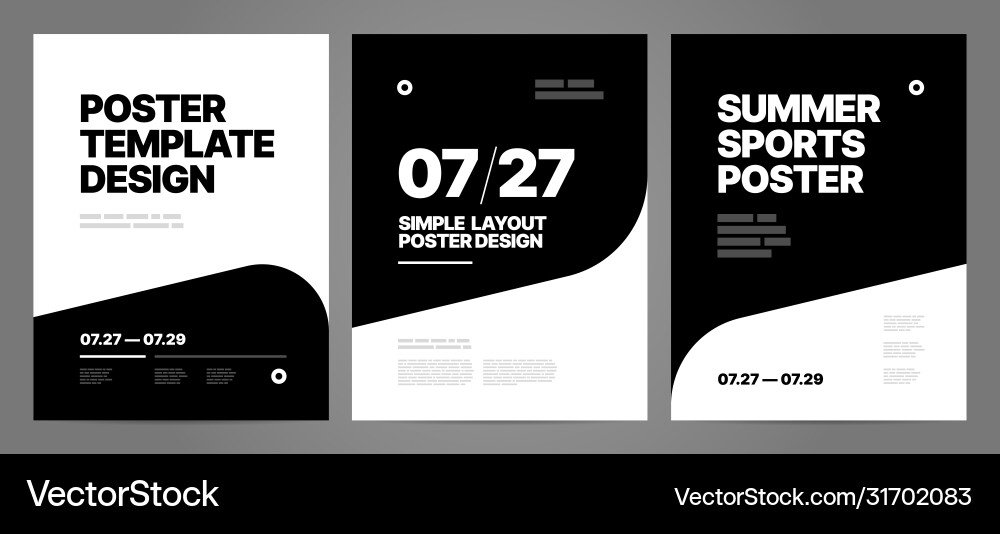 Simple Poster Design Template