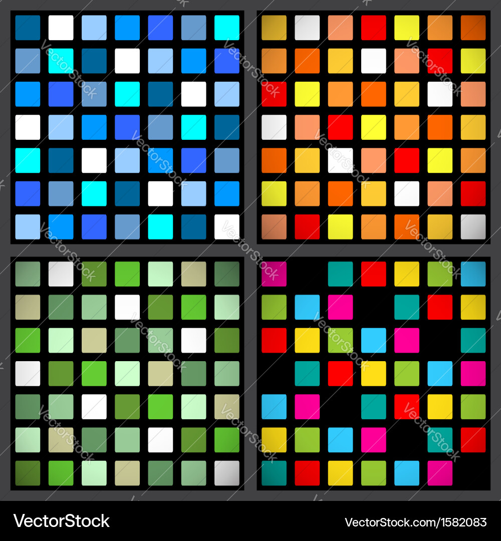 Stained-glass window patterns Royalty Free Vector Image