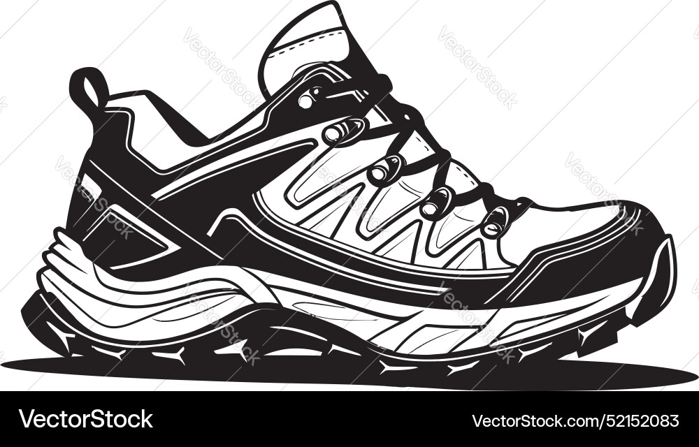 Trailblazing explorer logo symbol nature trail Vector Image