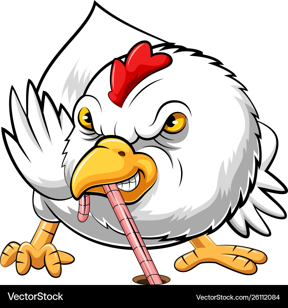 Chicken Worms Vector Images (over 240)