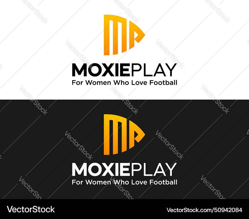 Mp logo Royalty Free Vector Image - VectorStock