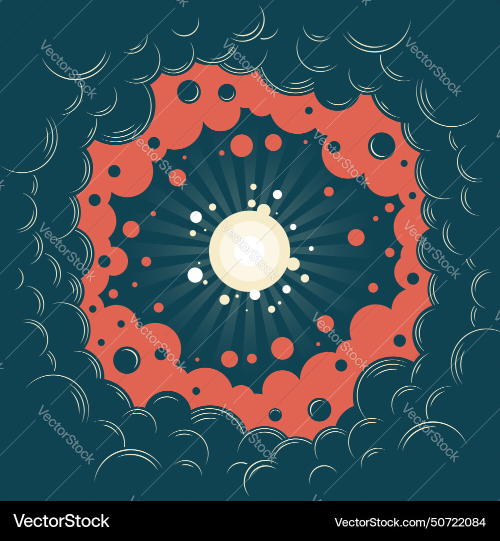 Space portal to the parallel universe Royalty Free Vector