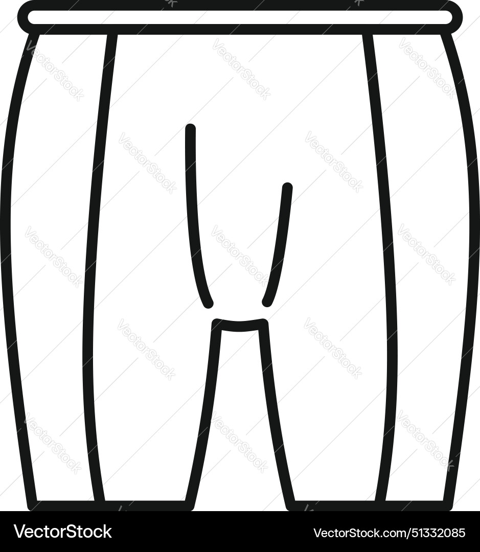 Line art of pants Royalty Free Vector Image - VectorStock