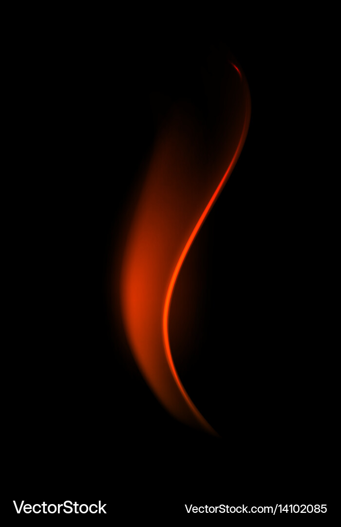 Red fire flame on background Royalty Free Vector Image