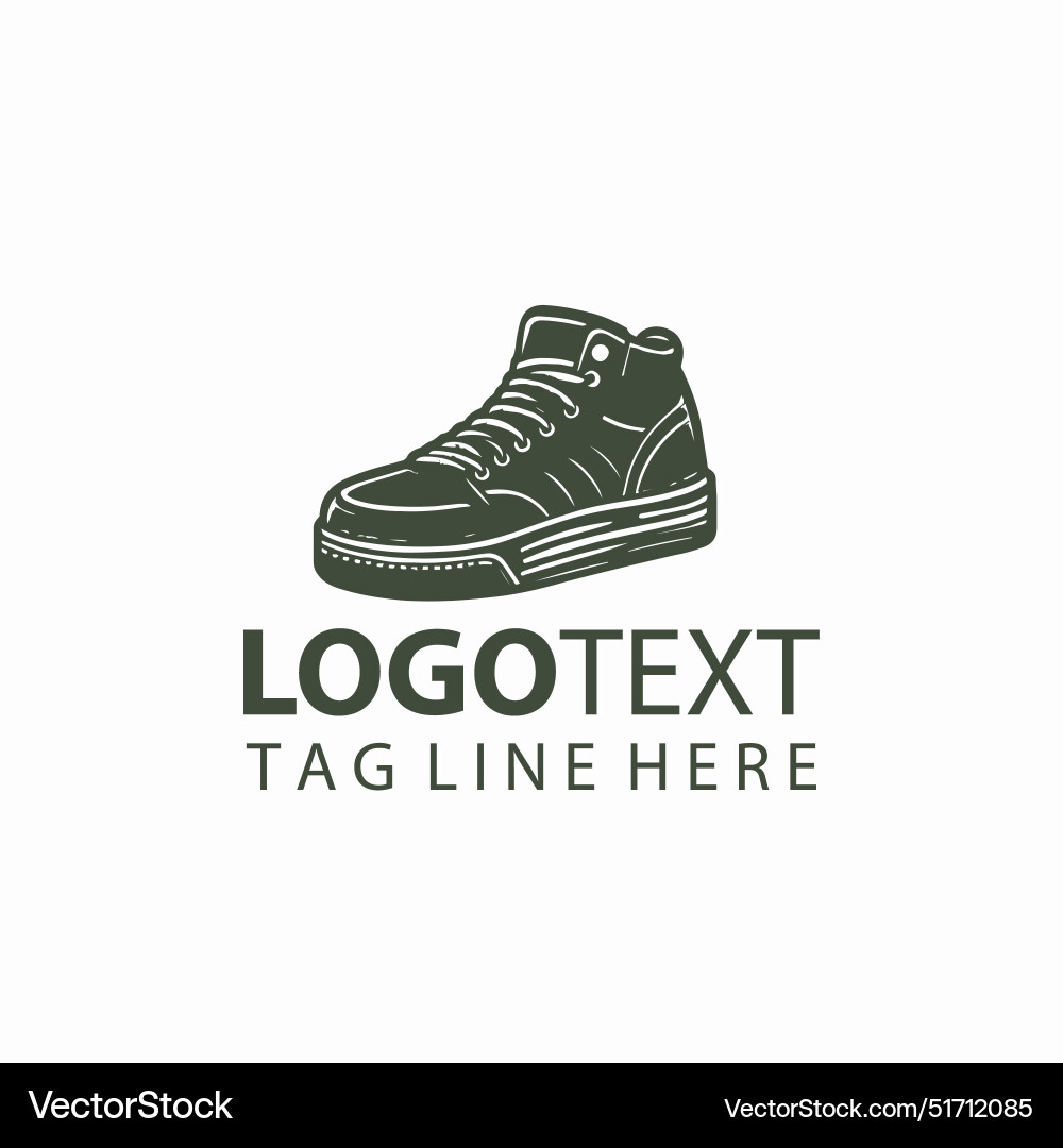 Sneaker logo Royalty Free Vector Image - VectorStock