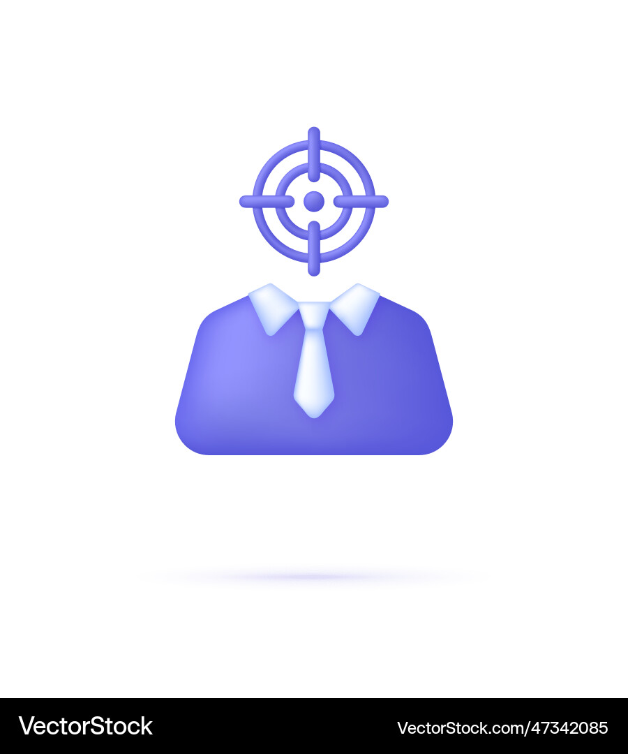 Targeting Icon - Personal Focus Royalty Free Vector Image