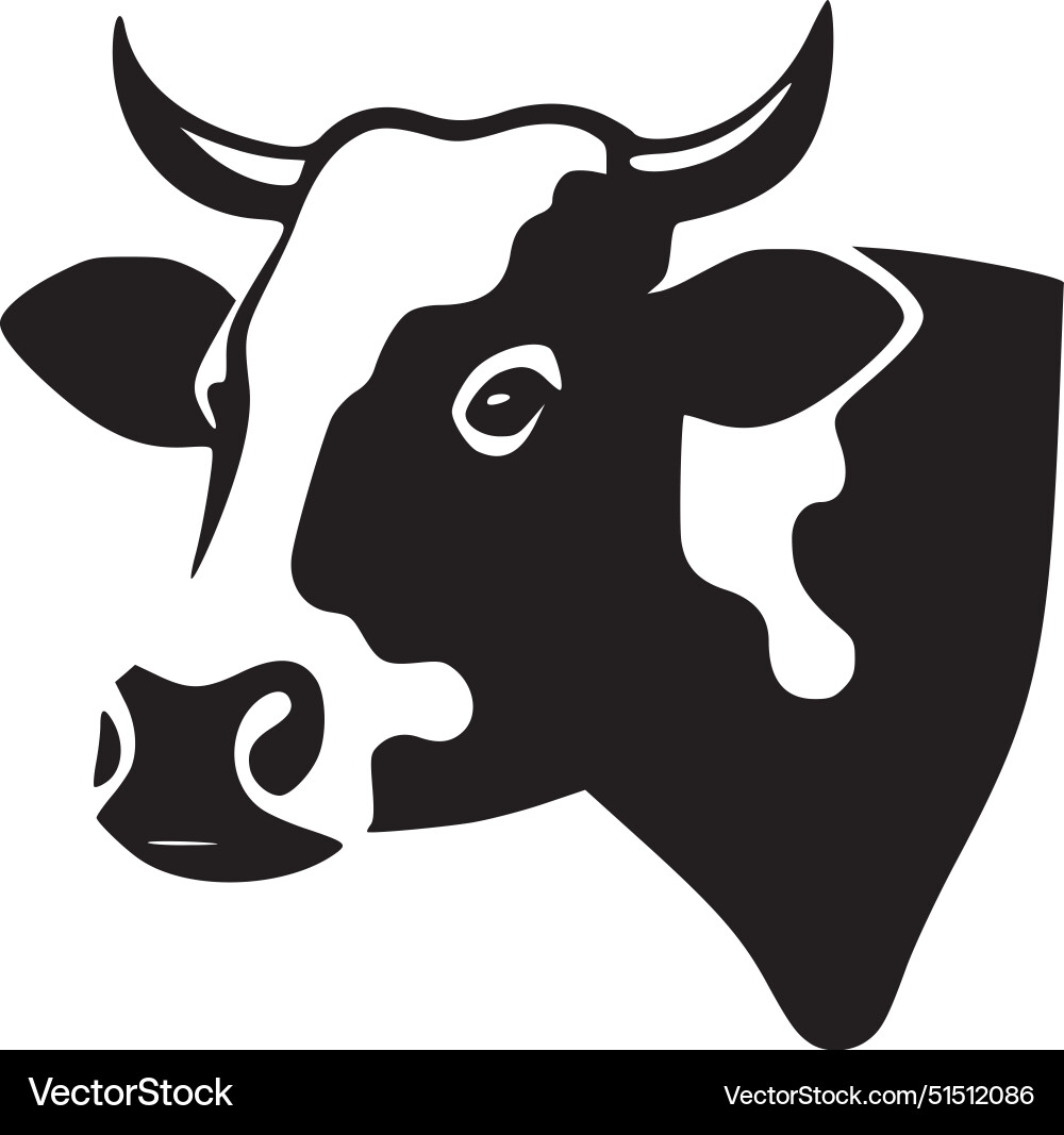 Cowhide - minimalist and simple silhouette Vector Image
