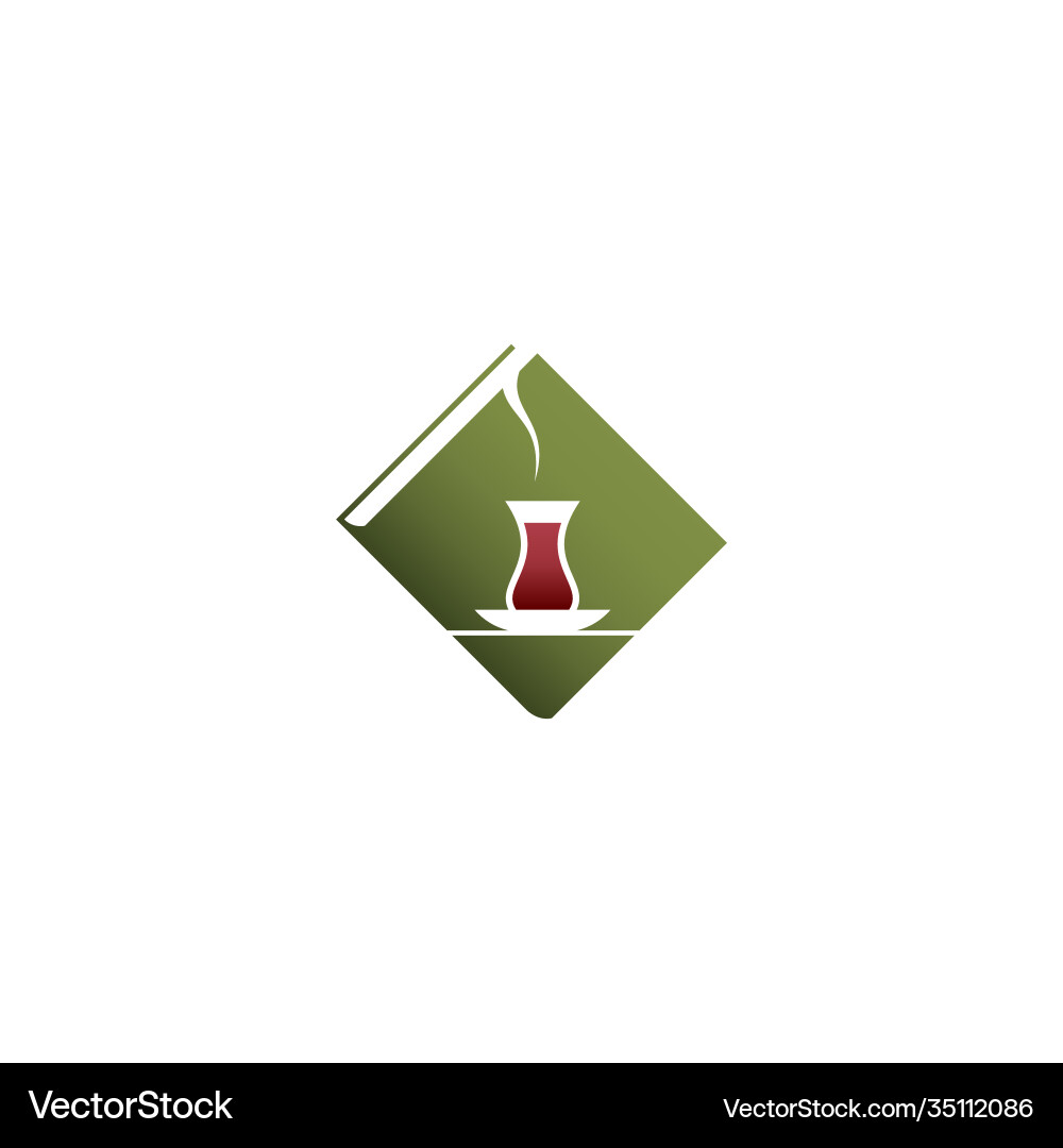 Green cafe logo Royalty Free Vector Image - VectorStock