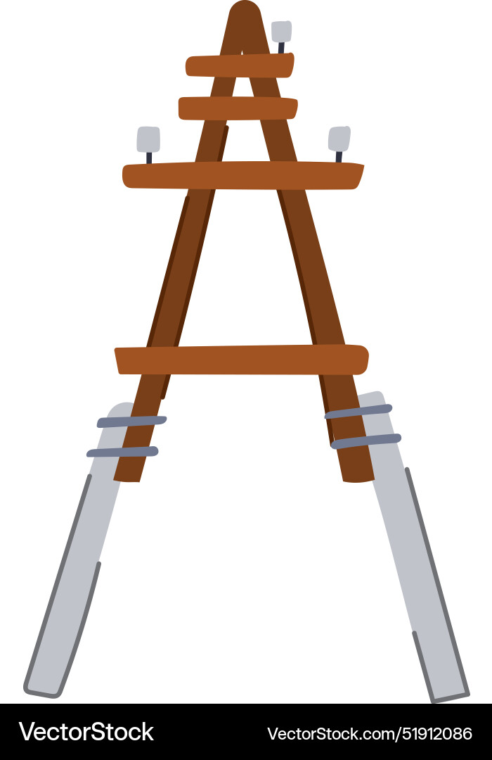 High electric pylon cartoon Royalty Free Vector Image