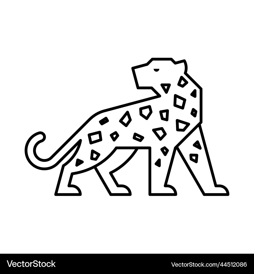 Leopard logo Royalty Free Vector Image - VectorStock
