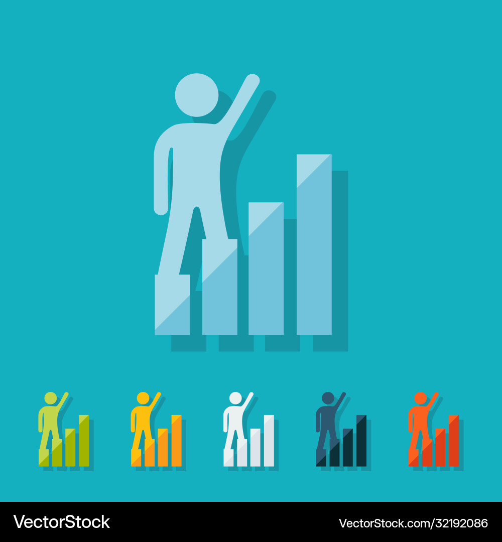 Stick figure a man Royalty Free Vector Image - VectorStock