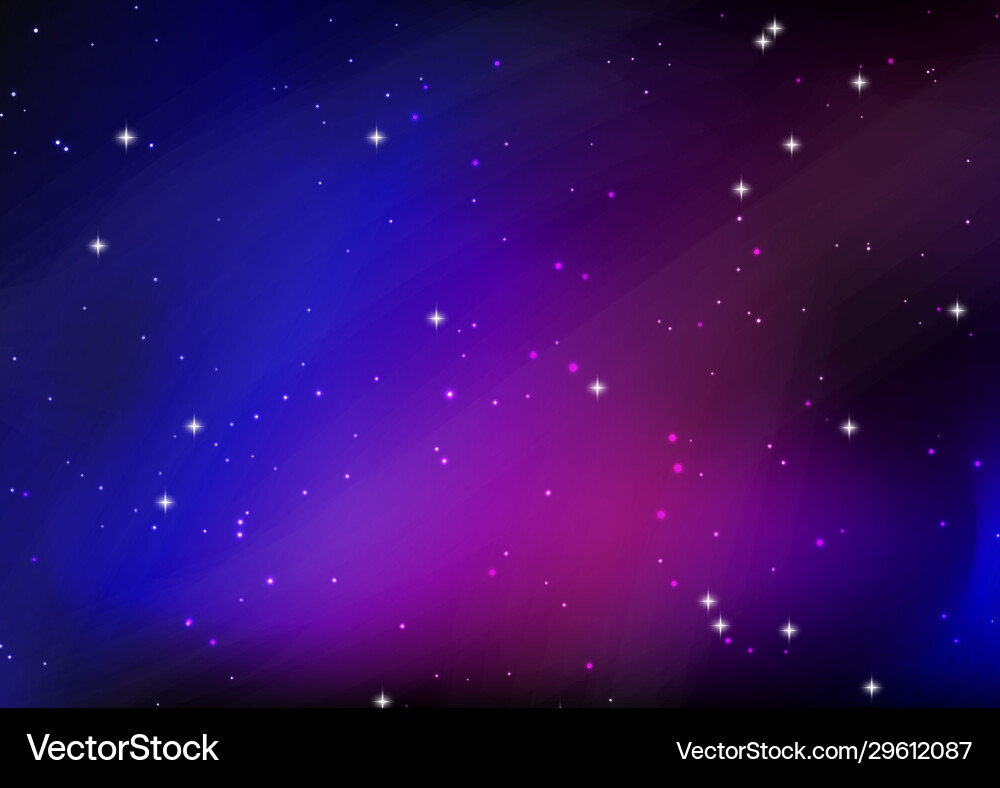 Abstract starry night sky design Royalty Free Vector Image