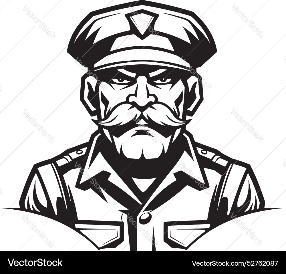 Bold brushstroke battalion cartoon doodle soldier Vector Image