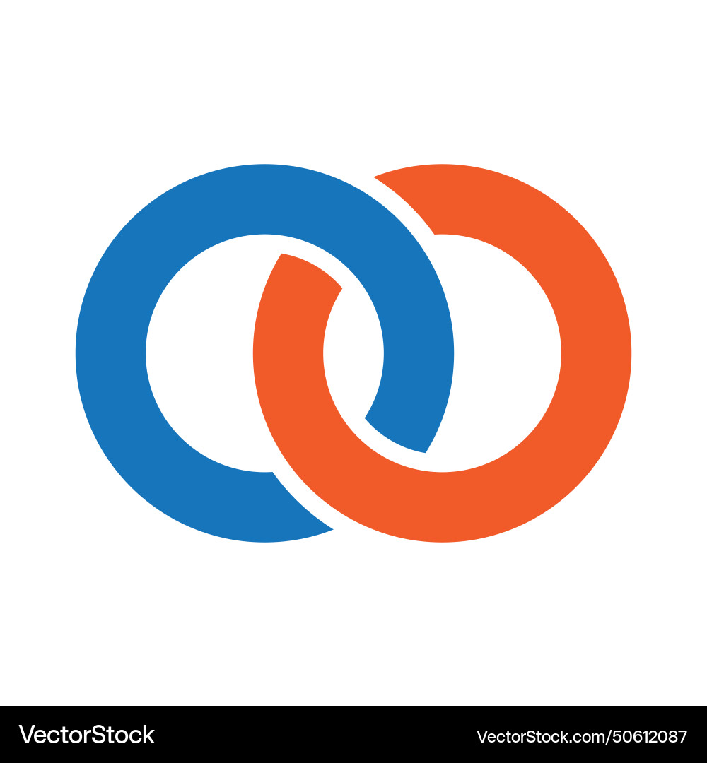 Chain logo Royalty Free Vector Image - VectorStock