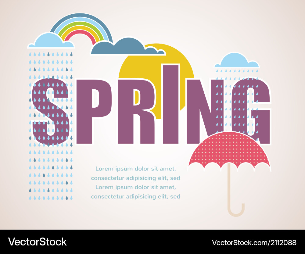 Spring time card Royalty Free Vector Image - VectorStock