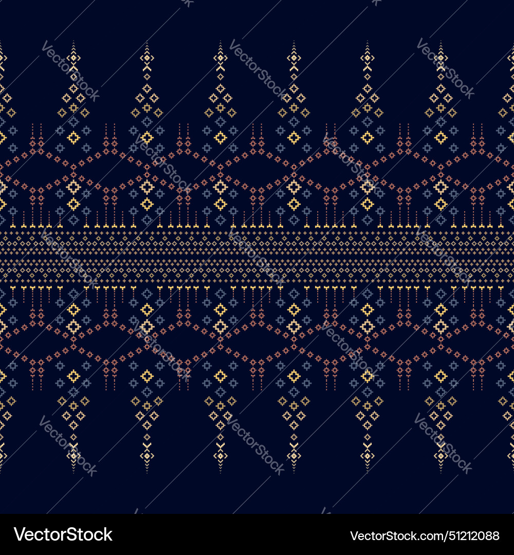 Traditional clothes pattern geometric ethnic Vector Image