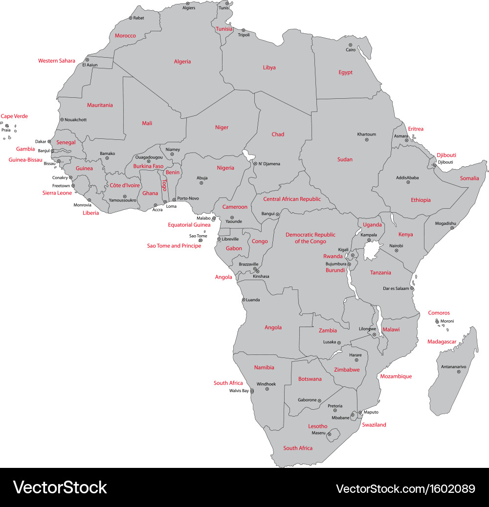 Africa Royalty Free Vector Image - VectorStock
