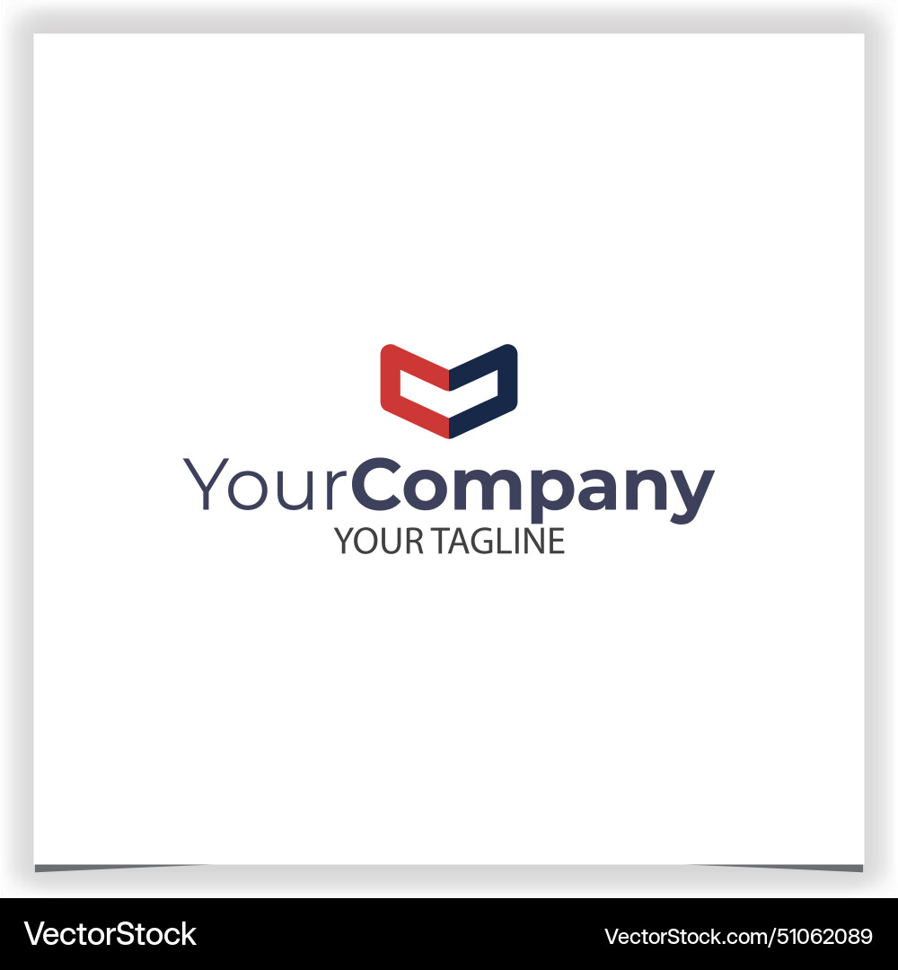 Box logo design template Royalty Free Vector Image
