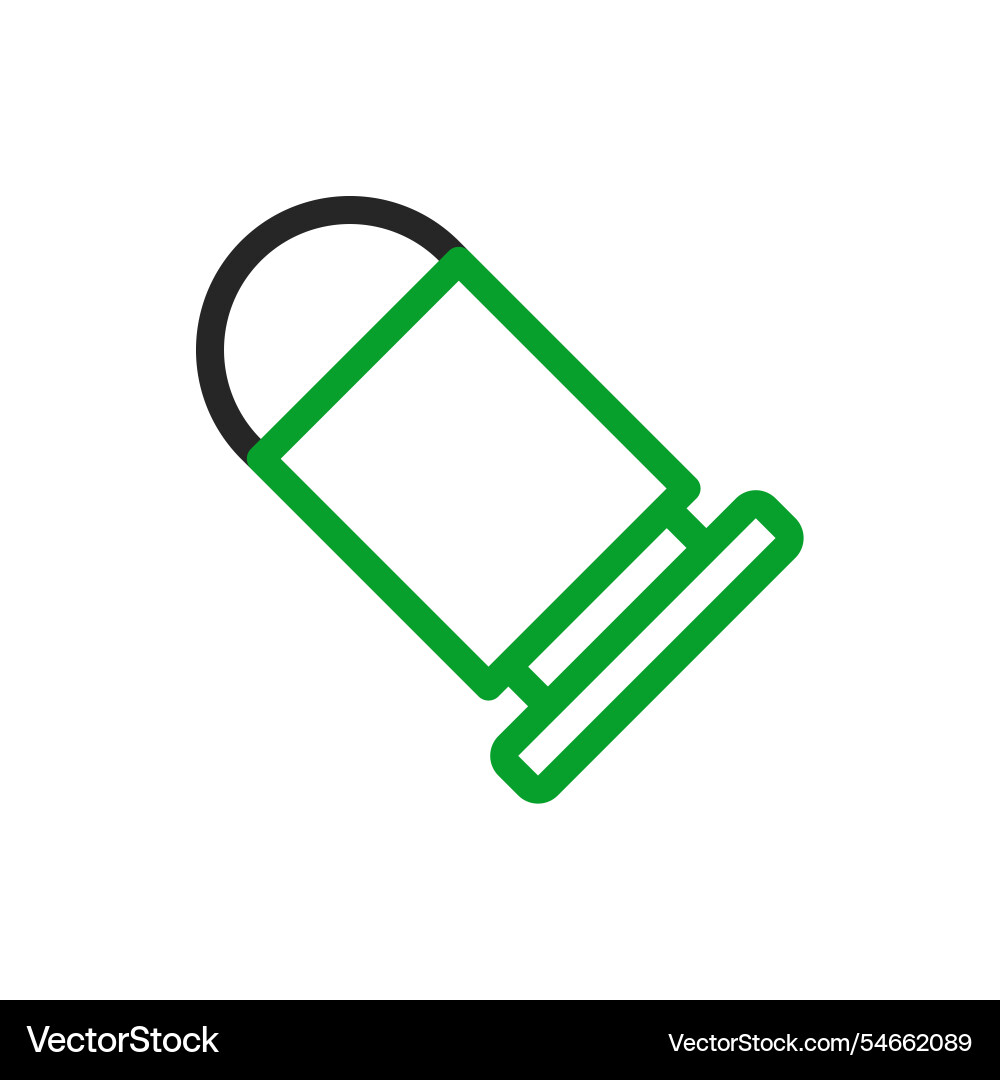 Bullet Symbol Munition Konzept Waffen Symbol Vektorbild