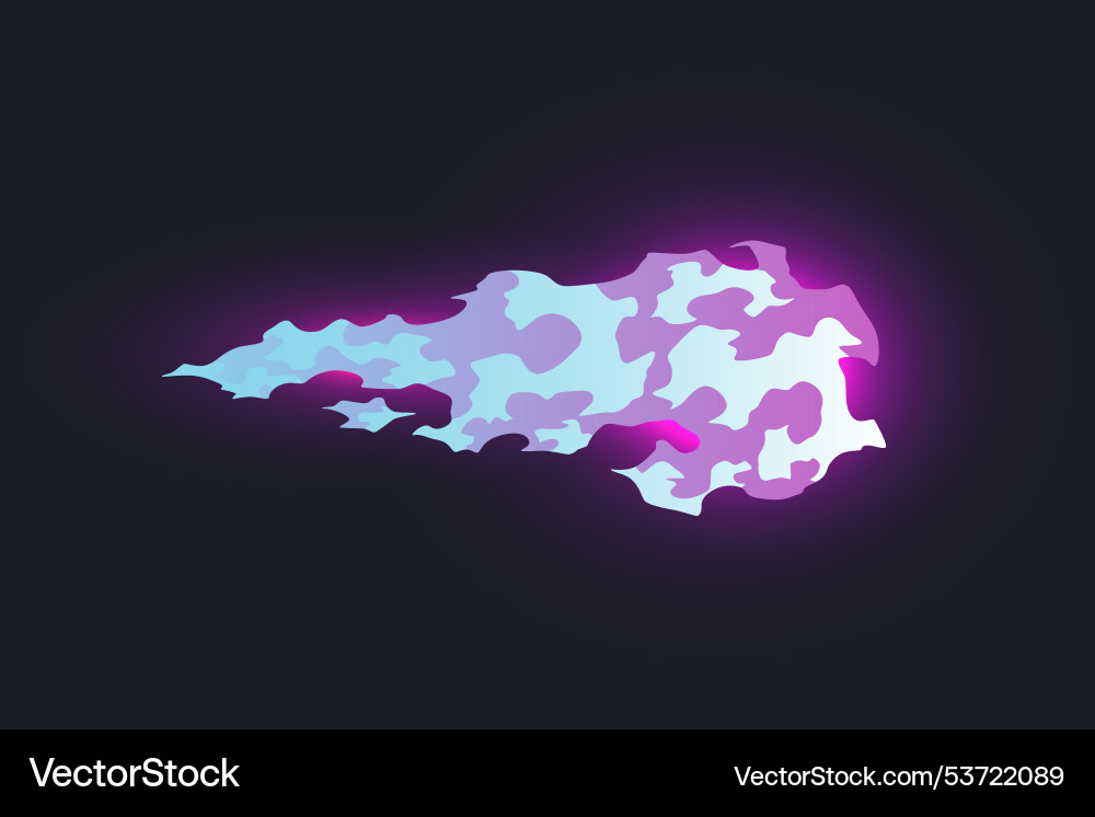 Cartoon laser gun beam alien combat weapon rays Vector Image