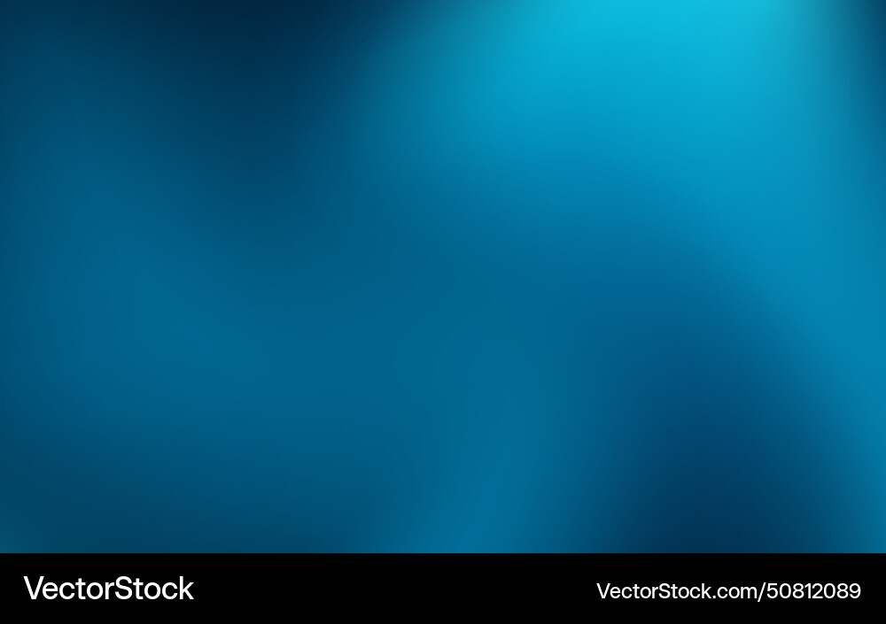 Dark blue colored gradient light curve background Vector Image