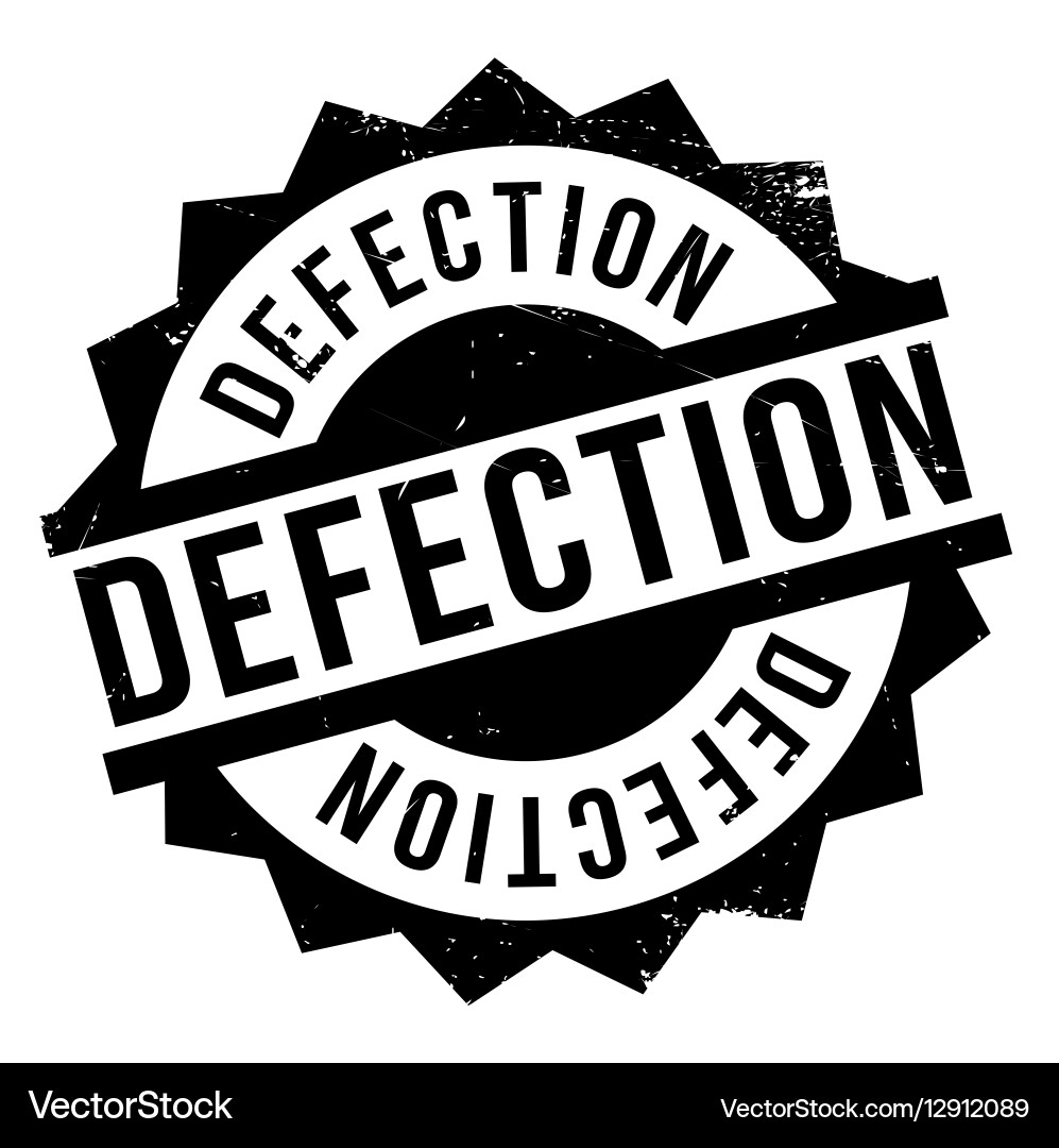 Defection rubber stamp Royalty Free Vector Image