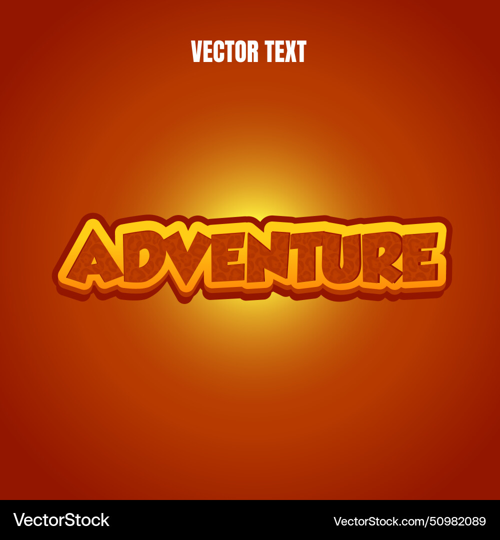 Editable text effect Royalty Free Vector Image